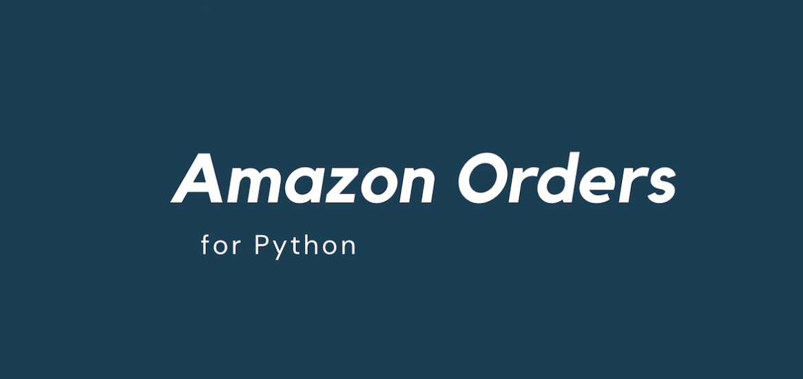 amazon-orders for Python - Alex Laird